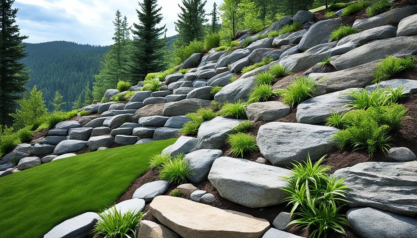 Stabilisez vos Talus avec l'Enrochement Paysager Solide